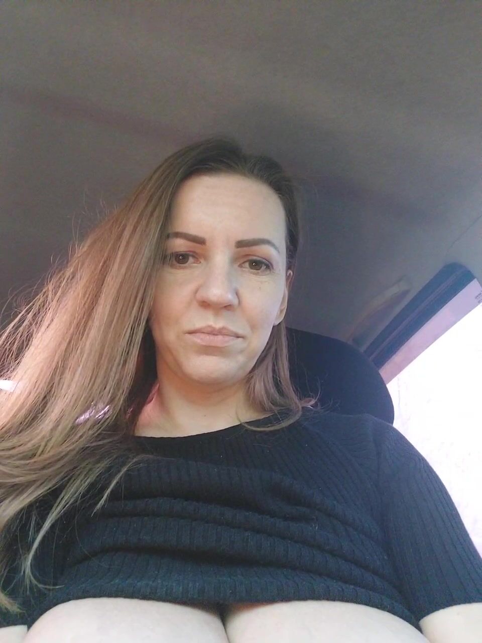 Milasavory Busty Milf Is Fucking Her Pussy With Toy In Car